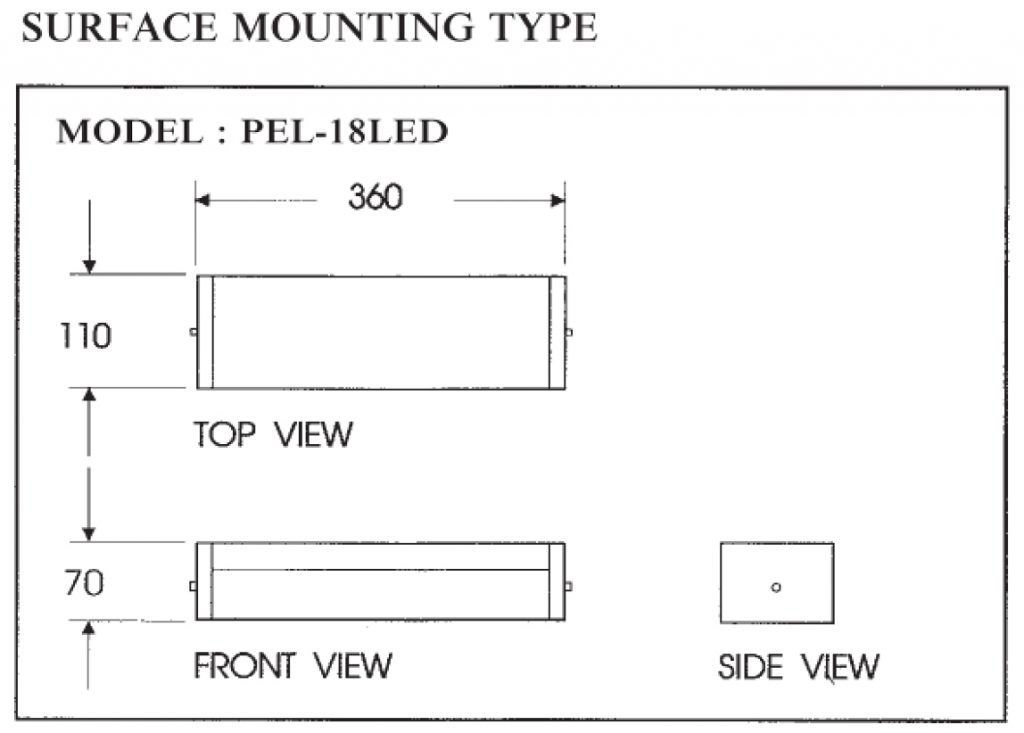 PEL18LED/PEL28RLED – PNE Systems Sdn Bhd