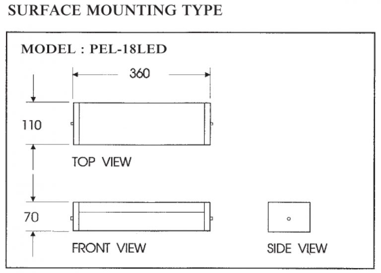PEL18LED/PEL28RLED – PNE Systems Sdn Bhd