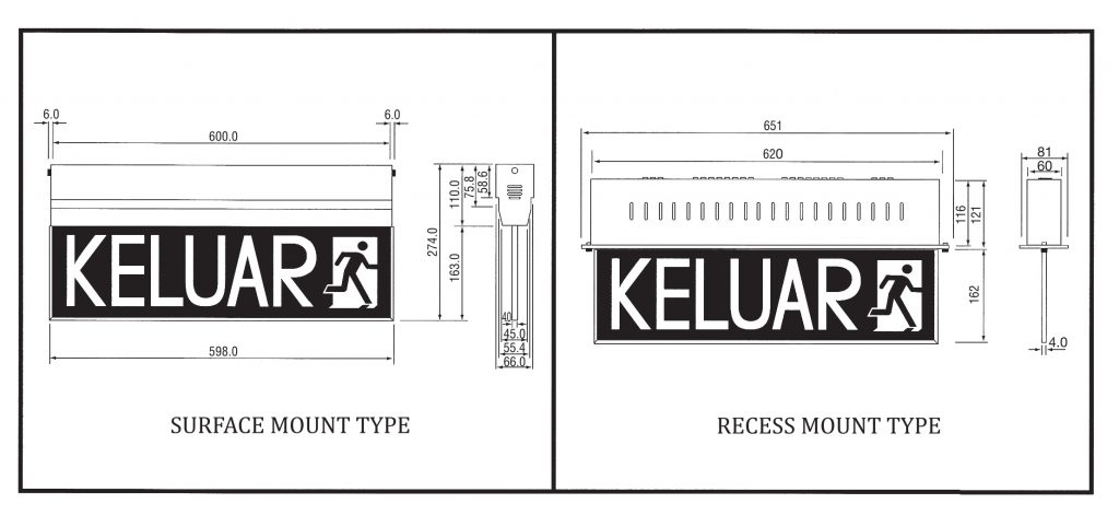 Exit / Keluar Signs – PNE Systems Sdn Bhd